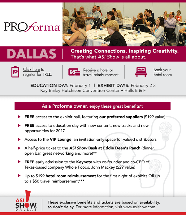 The ASI Show: Exciting, Sales-Building Events for Advertising Specialty ...